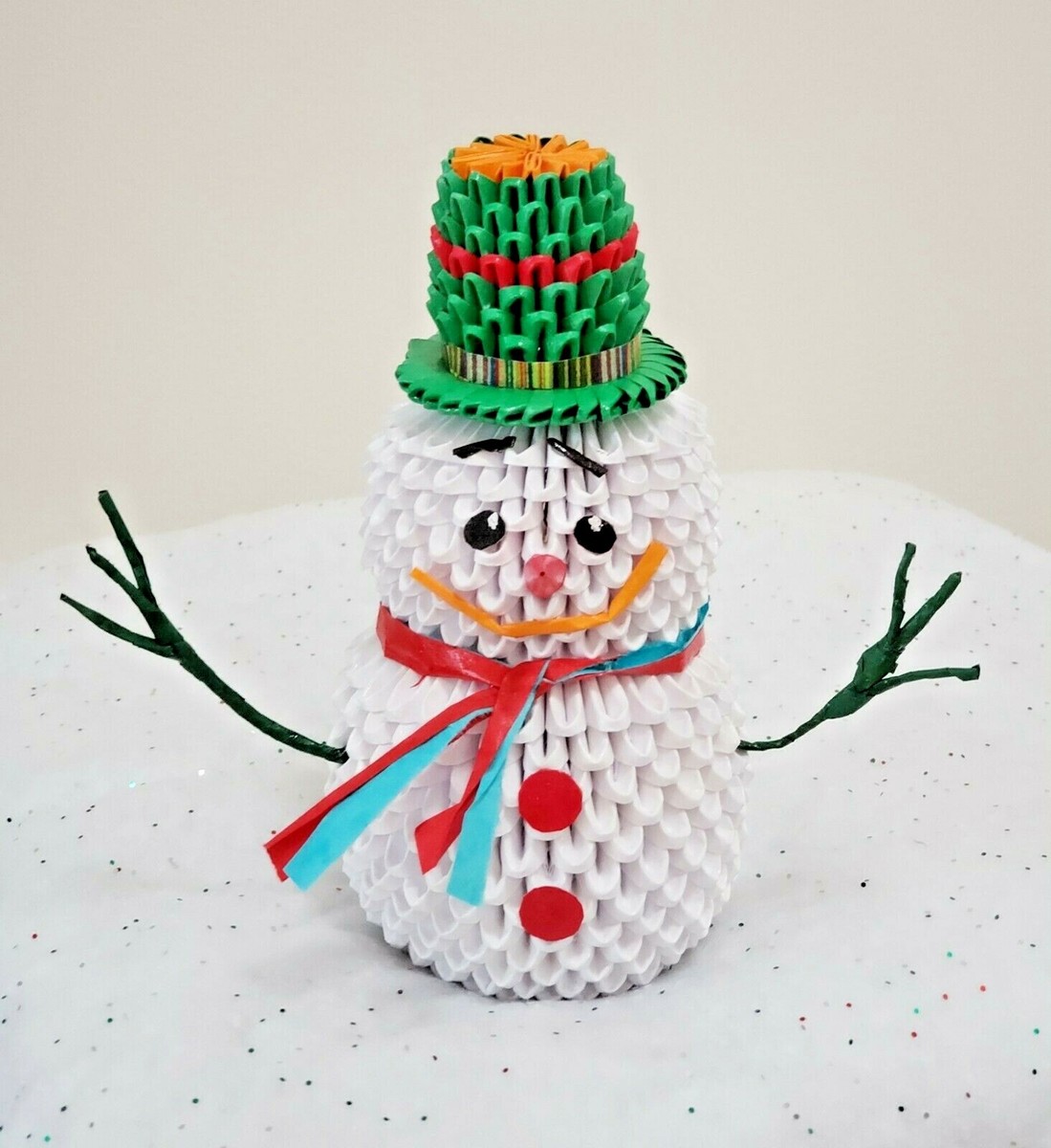 Origamisnowman Youtube 220+ Origami Snowman Stock Illustrations,