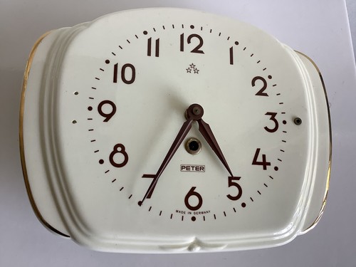 Vintage ‘Peter’ Wall Clock Ceramic Germany | eBay Australia