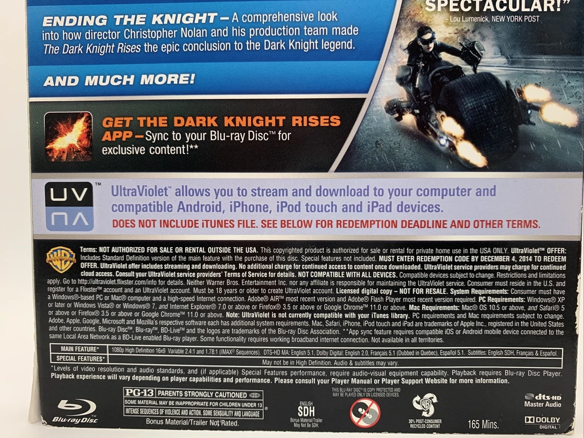 The Dark Knight Rises Itunes Cover