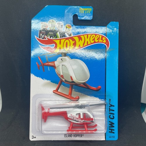 Hot Wheels HW CITY '14 ISLAND HOPPER HELICOPTER (White/Red) (46/250 ...