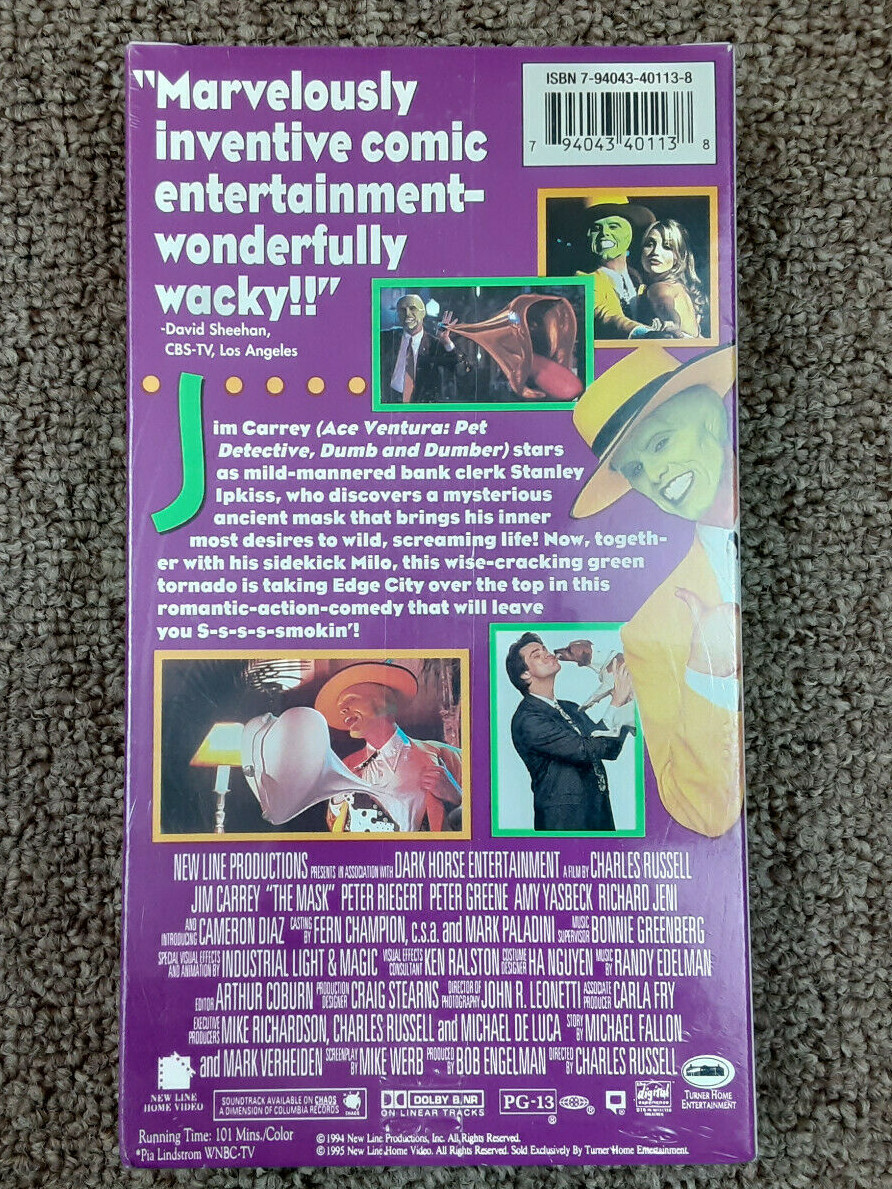 The Mask (VHS, 1995) for sale online | eBay