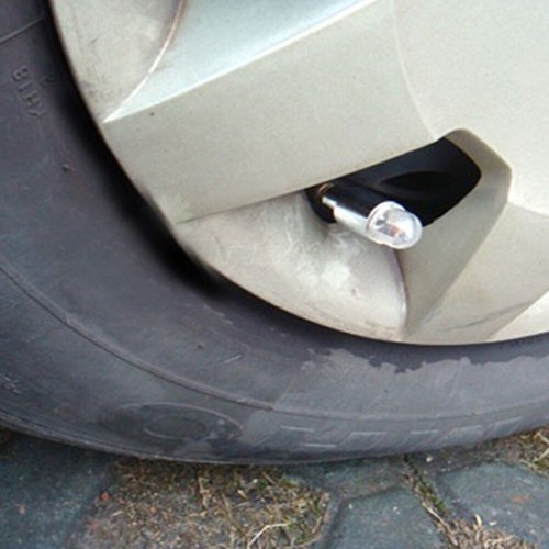 4x Red/Blue LED Light Car Wheel Tire Tyre Air Valve Stem Light Caps ...