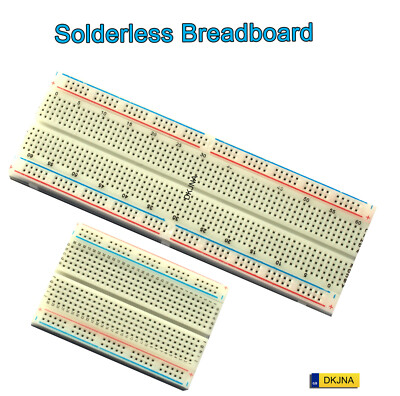 Solderless Breadboard 400/830 Holes Stackable Solder Free Electronic ...