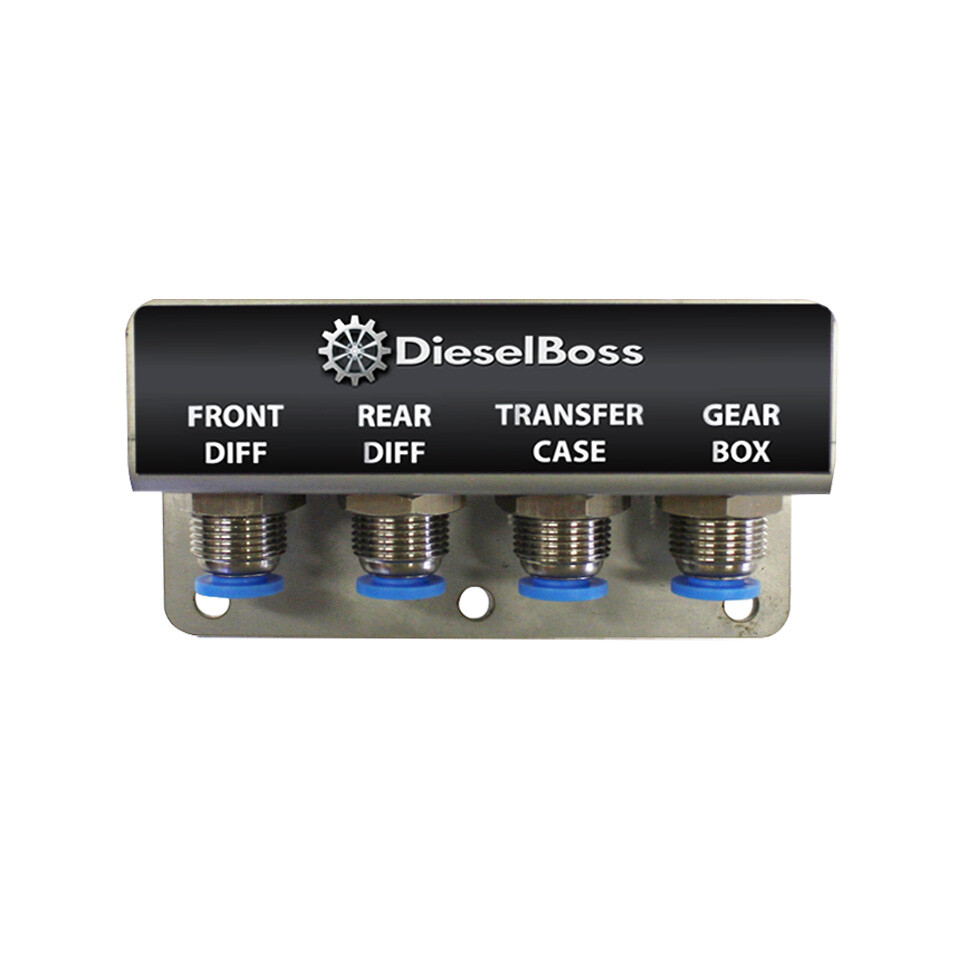 DIFF BREATHER KIT 4-POINT FOR HILUX KUN26R KUN26 4X4 STAINLESS STEEL W ...