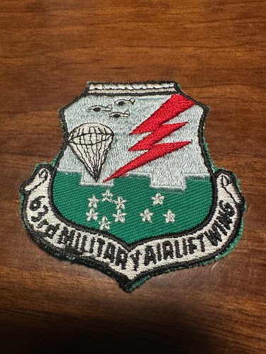 Vintage USAF 63rd Military Airlift Wing Patch - Norton AFB California ...