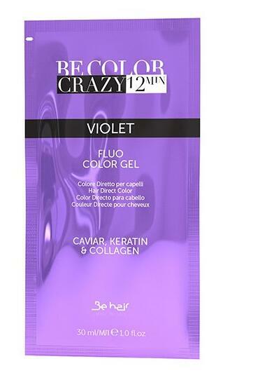 Be Color Crazy 12Min Sachet Violet 30ml X 2Pcs FLUO COLOR GEL Be Hair ...