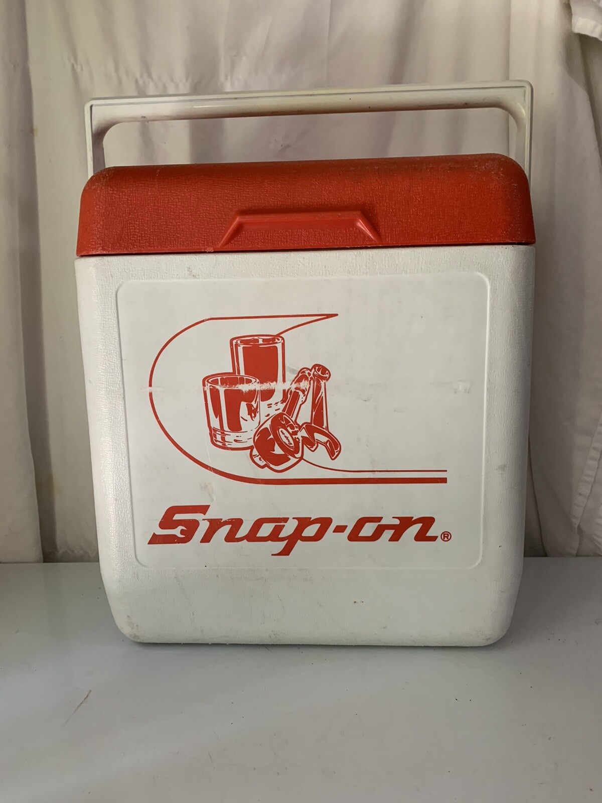 SNAP-ON TOOLS ICE CHEST COOLER - 16" X 14" X 9" - VINTAGE GOTT MODEL ...