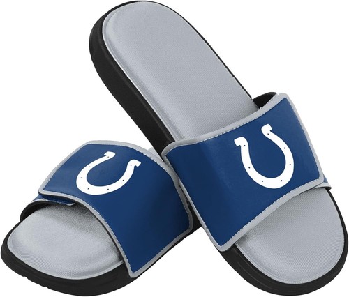 FOCO Indianapolis Colts NFL Mens Foam Sport Slide - size M (9-10) NEW ...