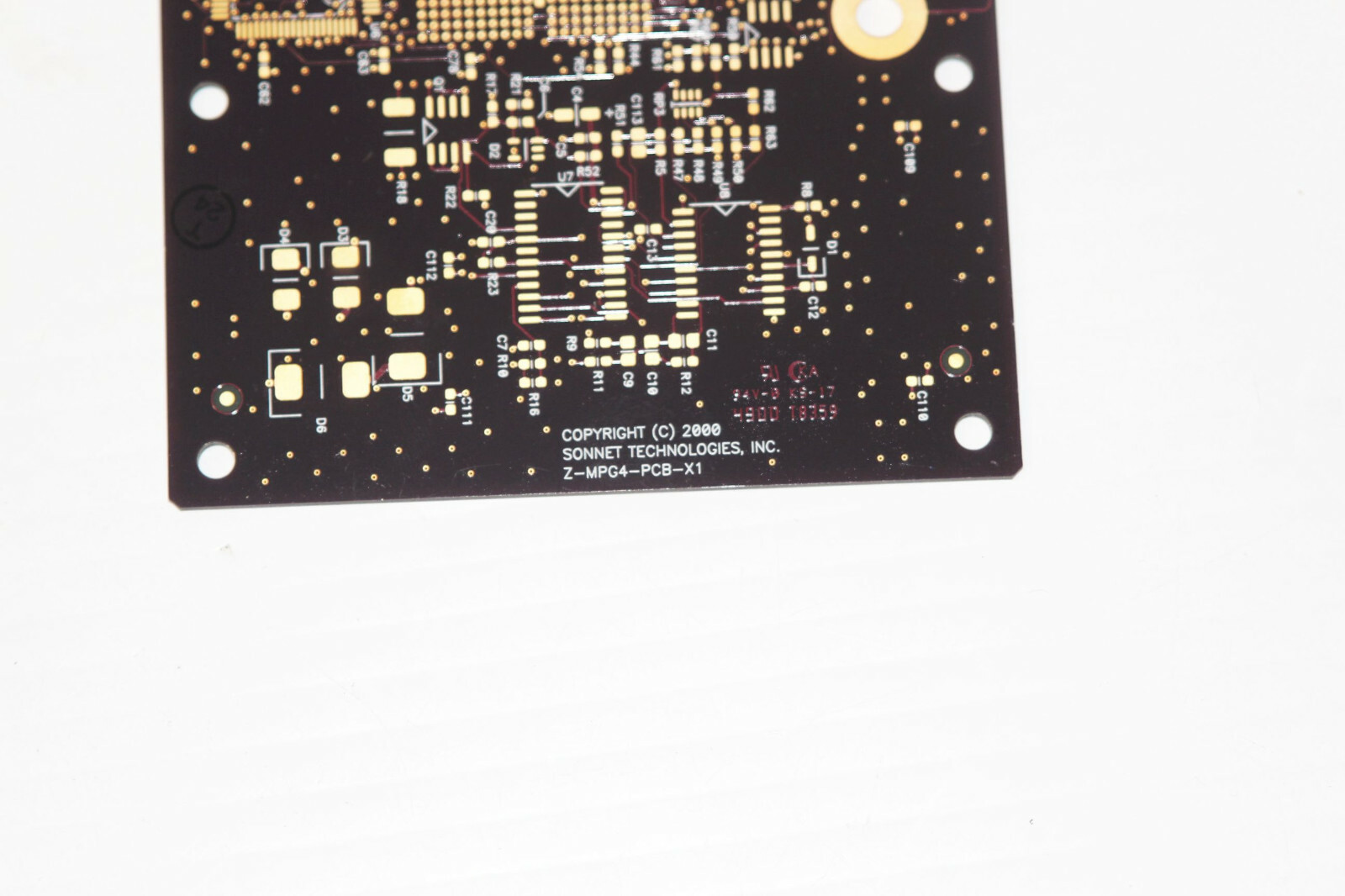 Sonnet Technologies Encore ST G4 Duet Red PCB Board Prototype Z-MPG4 ...