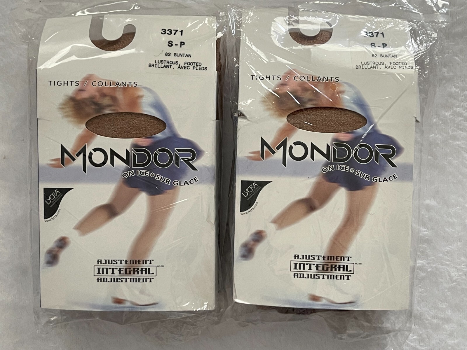 Mondor Ice Skating Footed Tights Lustrous Suntan 3371 S - P Brand New ...