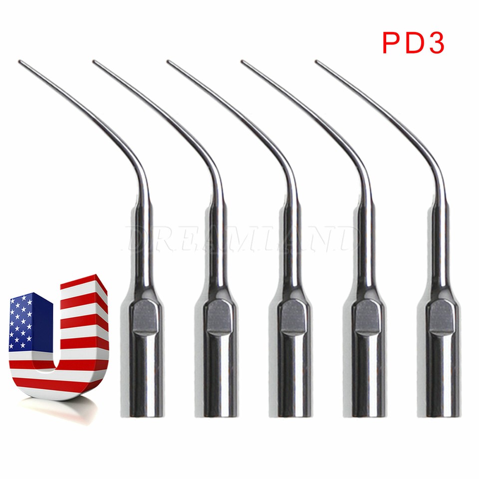 1-50 Dental Ultrasonic Piezo Scaler Perio Tips Scaling Tips Fit SATELEC ...