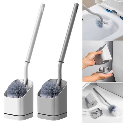 Wall Hanging Punch-Free Bathroom Cleaning Tools Cleaning Holder Toilet ...