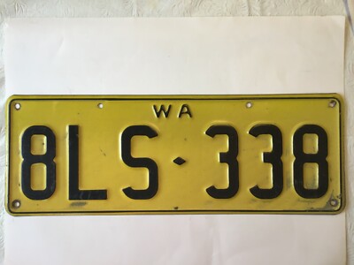 Western Australia License Plate Tag | eBay