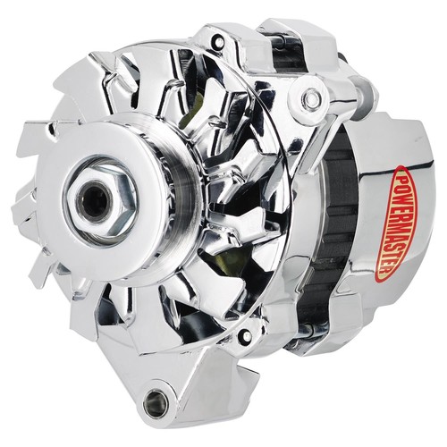 Powermaster Street Alternator 100 Amps Chrome Plated 12V Gm Cs121 Case ...