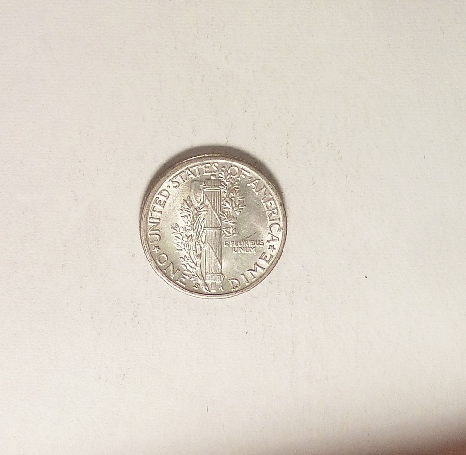 1936-S Mercury Silver Dime grades AU, Lustrous, Light Toning & Well ...