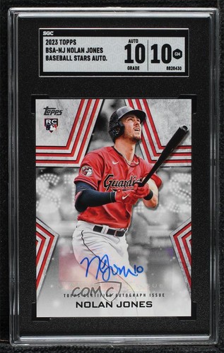 2023 Topps Series 1 - Baseball Stars Autographs Nolan Jones #BSA-NJ (AU ...
