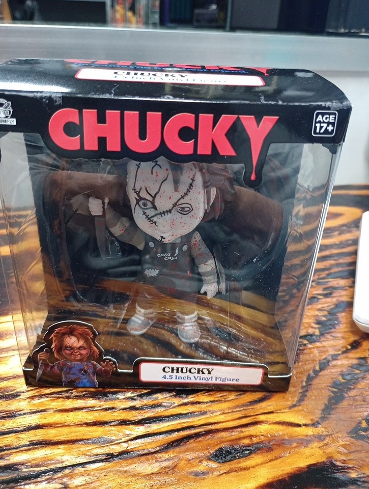Chucky Doll Vinyl Figure Chucky Good-Guy Culturefly Halloween 4.5” Rare ...