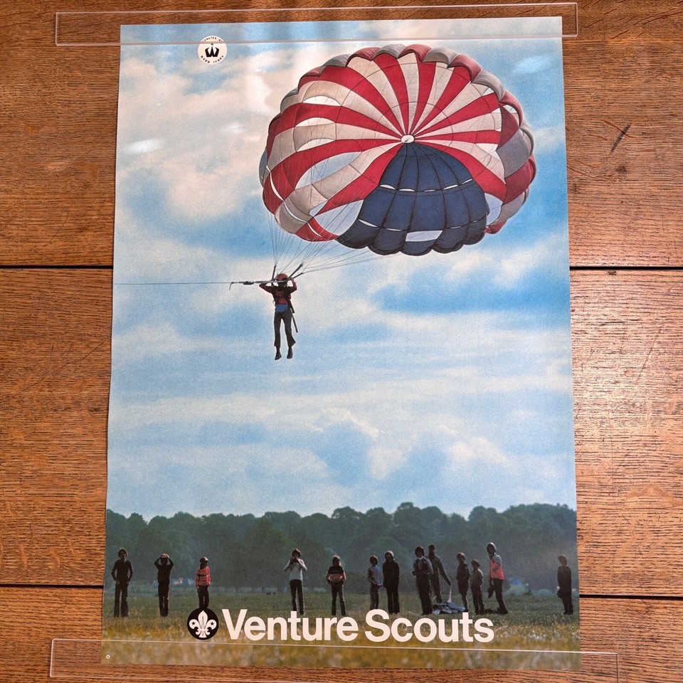 Posters Original Boy Cub Scouts Association Rare Recruitment Venture ...