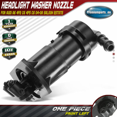 Headlight Washer Nozzle Left Passenger Side for Audi A6 C6 2004-2008 ...