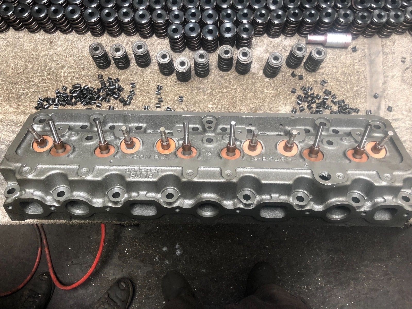 Chevy 235 261 rat rod Pickup Truck Inline Rebuilt Cylinder Head 3836848 ...