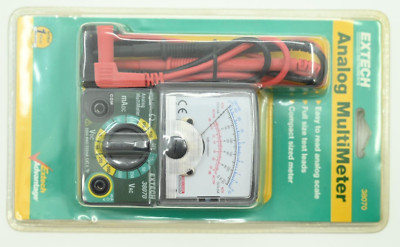 Extech 38070 Compact Analog MultiMeter NEW Factory Sealed | eBay
