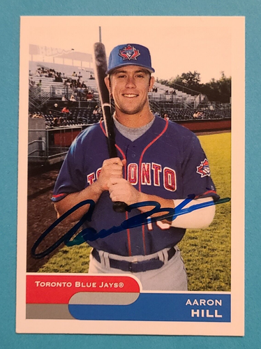 AARON HILL Signed 2004 Topps Bazooka #254 Toronto Blue Jays Autograph Auto Card | eBay