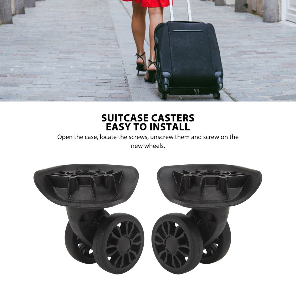 2pcs Suitcase Caster Luggage Replacement Luggage Wheel For Repairing | eBay