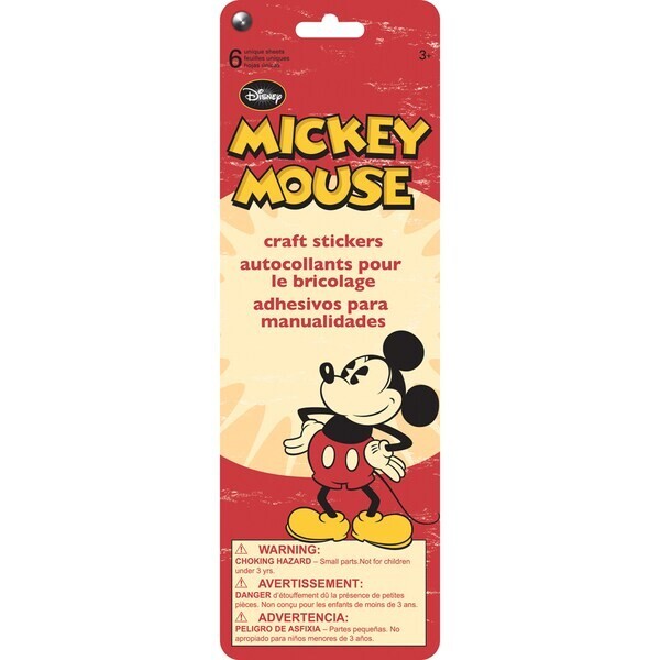 DISNEY Mickey Mouse Minnie Goofy Pluto Borders Labels Sandylion Sticker ...