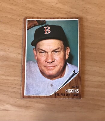 Mike Higgins 1962 Topps Baseball Card #559 Sharp Corners Original Owner ...