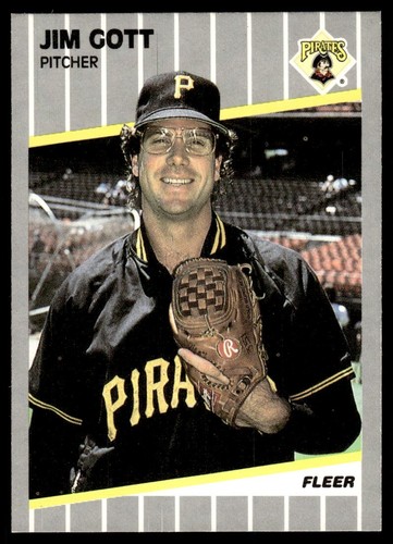 1989 Fleer #210 Jim Gott - Pittsburgh Pirates | eBay