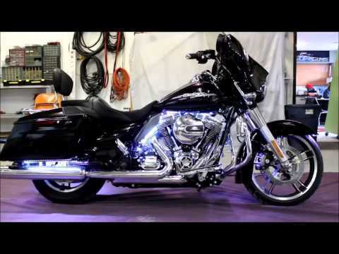 Red (4) LED Light Body Kit - Harley Davidson Lights Glow Engine Accent ...