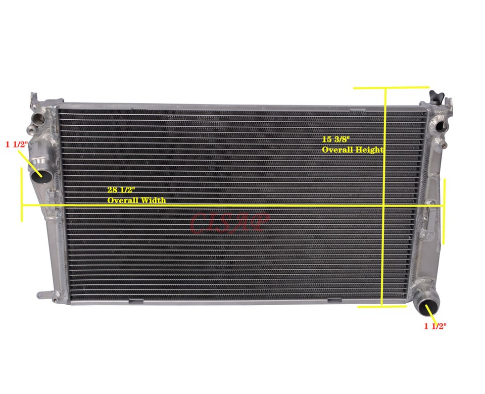 All Aluminum Radiator For BMW 135i/135is/335i/35is/335xiX1/Z4 2007-2016 ...