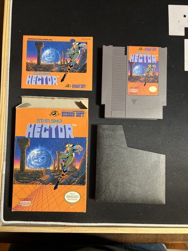 NES Starship Hector 1987 Great Condition With Box, Cartridge, And ...