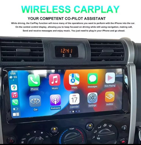 Car Radio Android 13 For Toyota FJ Cruiser 2006-2020 Auto GPS Navig ...