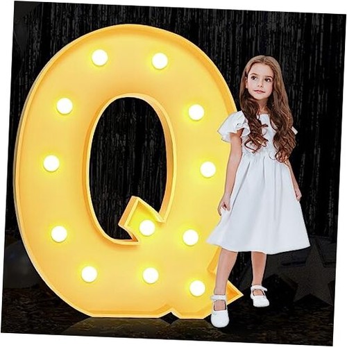 Large Marquee Light Up Letters Numbers Giant Mosaic Balloon 4FT Letter ...