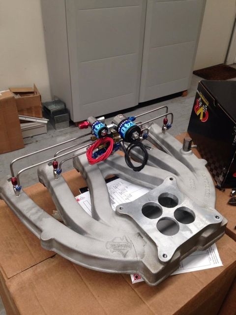 Slant 6 Mopar 225 Slant Six Valiant 4 Barrel Intake Manifold ...