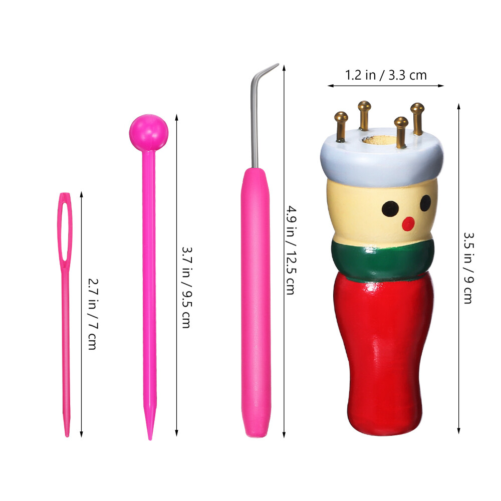Knitting Yarn Crochet DIY Machine Doll for Children Spool Loom ...