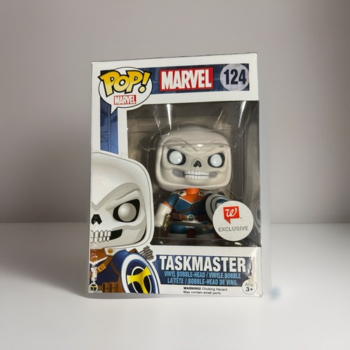 Funko Pop! Marvel #124 Taskmaster Walgreens Exclusive DAMAGED BOX | eBay