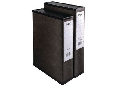 10 BLACK BOX FILE / FILES 70 mm FOOLSCAP / A4 'BRAND NEW' FREE 24H ...