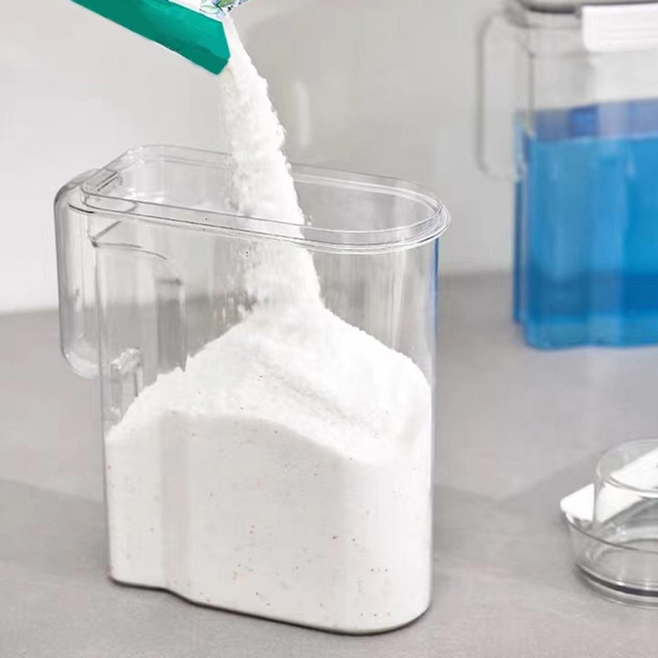 Laundry Detergent Container Dispenser Barrel Plastic Storage Box for ...