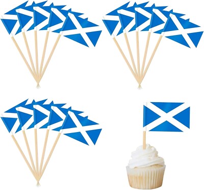 Scottish Cocktail Stick Flags Toothpick Scotland Buffet Party Decor ...