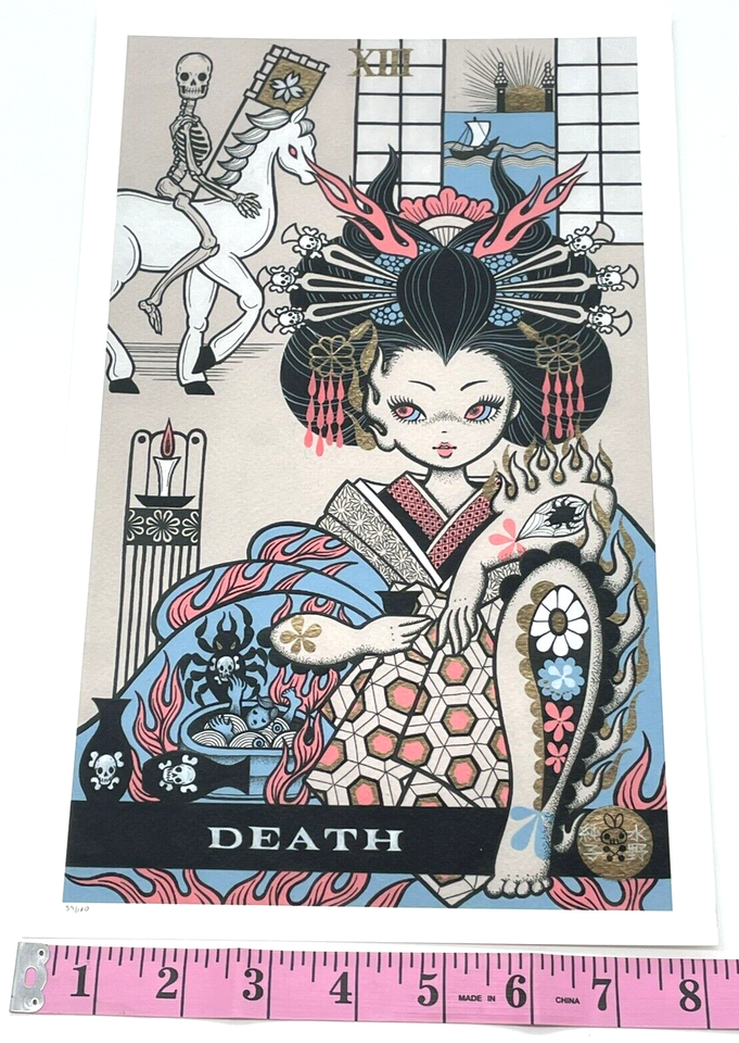 Junko Mizuno Tarot Collection Death Card Giclee Limited Edition Print 59/100 New | eBay