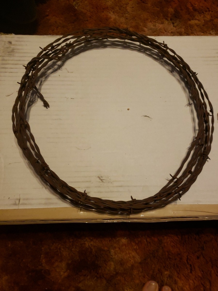 Barb Wire Western Wreath Barbed Wire Wreath Standing Spray In Burns,
