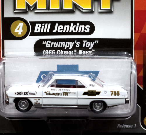 Racing Champions 66 1966 Chevy Nova Grumpy's Toy Legends Of The Quarter ...