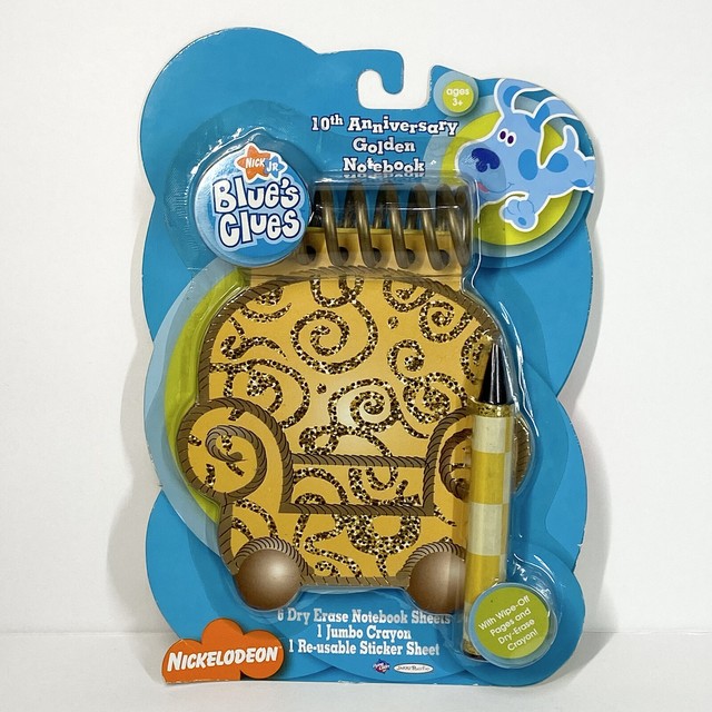 Blues Clues 10th Anniversary Golden Thinking Chair Handy Dandy Notebook ...