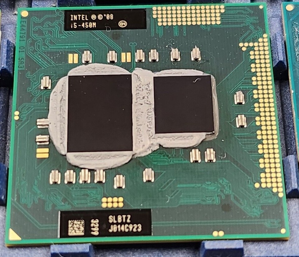 Intel core i5-430m/450M/480M 2.26/2.4/2.66GHz 3MB Socket G1 laptop CPU ...