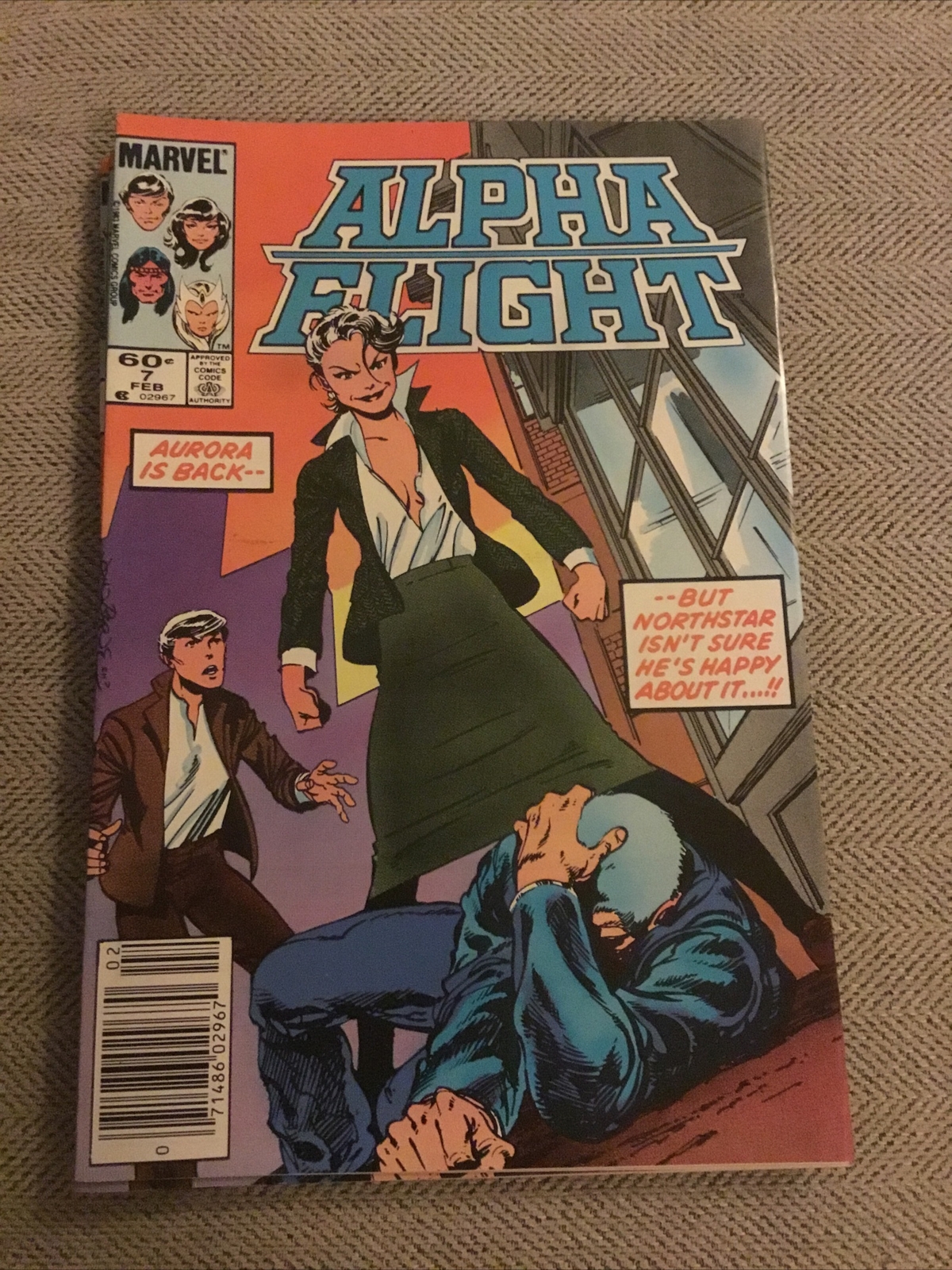 Alpha Flight #7 ('84) KEY ISSUE 1st Appearances Of Delphine Courtney ...
