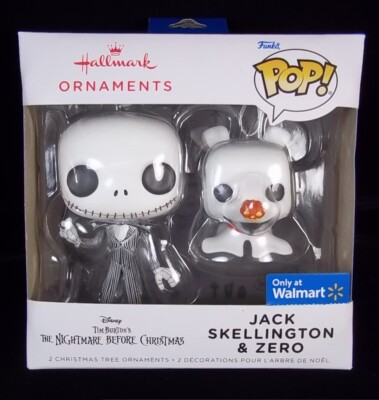 Hallmark Funko Pop 2 pack NBC Jack & Zero boxed Christmas ornaments NEW ...