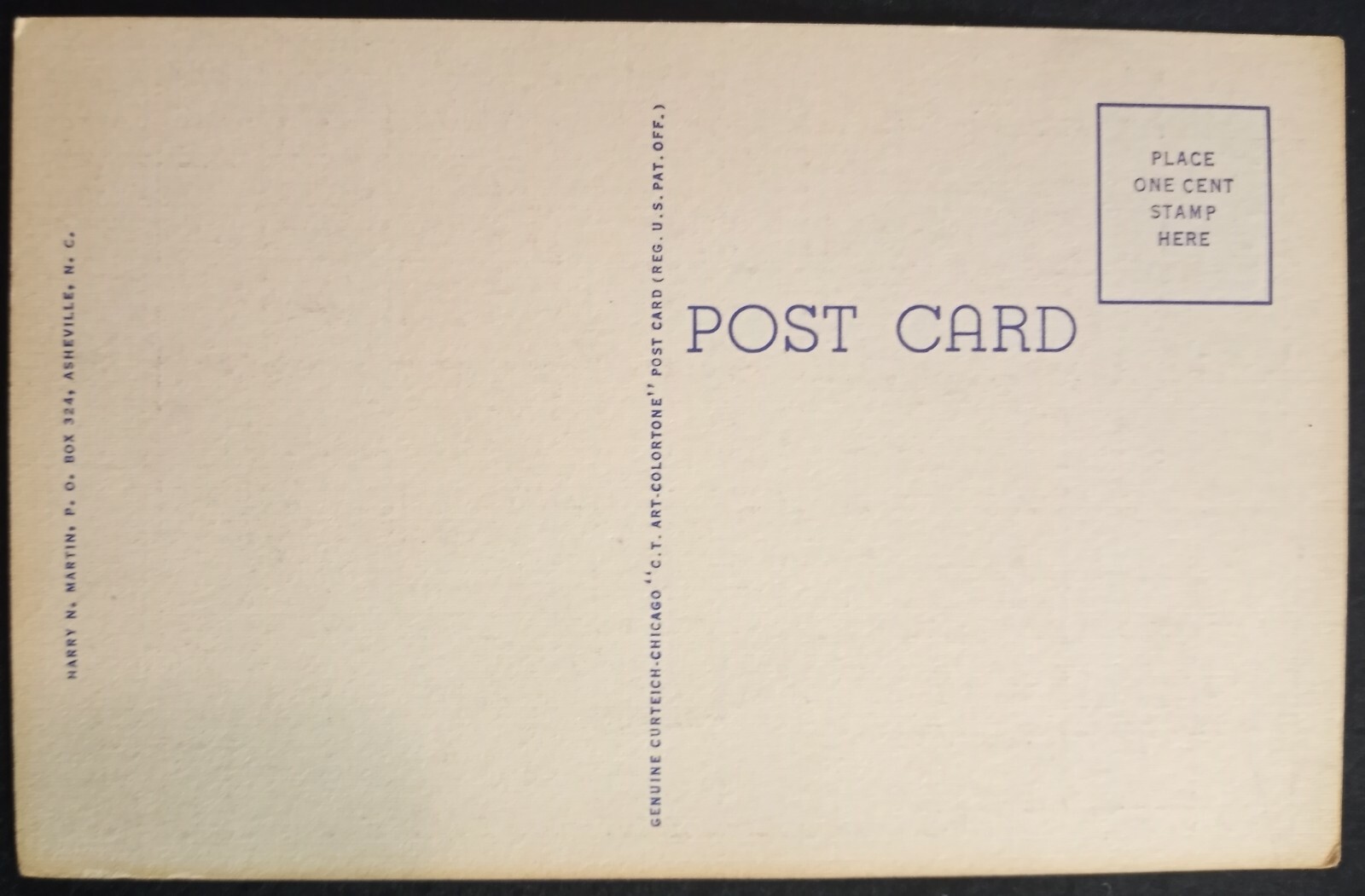 Mountains by Moonlight Night 1939 No State or Location Linen Vintage ...