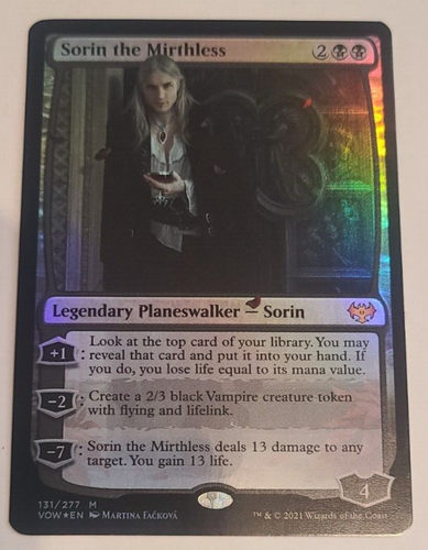 Sorin the Mirthless Foil (131) Innistrad: Crimson Vow VOW MTG Magic | eBay